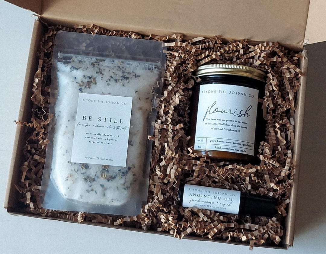 Christian Gift Box: Salt and Light | Spa Gift Set, Housewarming Gift ...