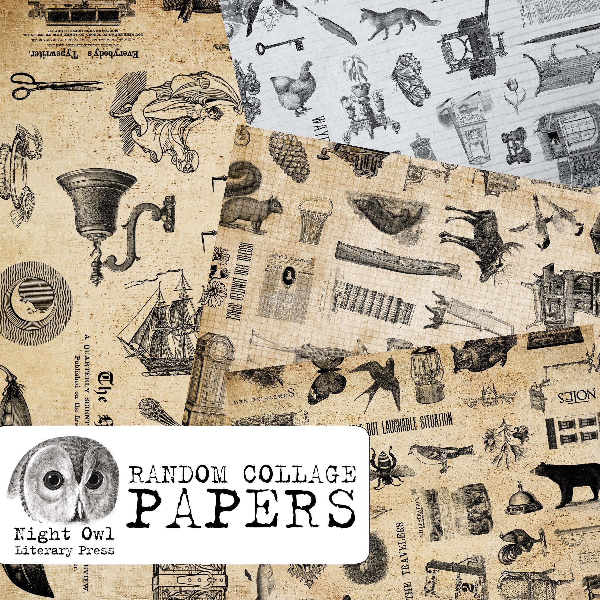 Random Collage Drawing