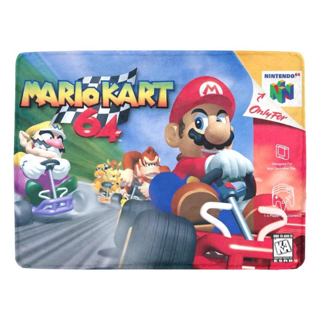 Mario Kart 64 Blanket - Etsy