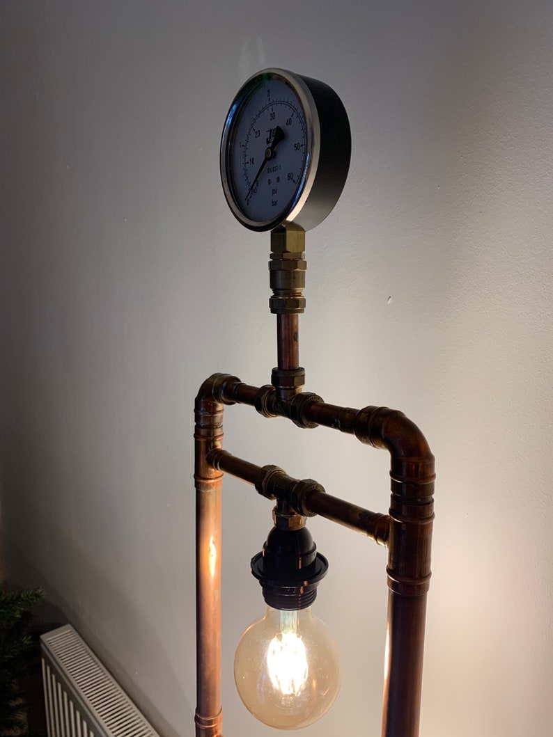 Tall Floor Steam Punk Light - Etsy