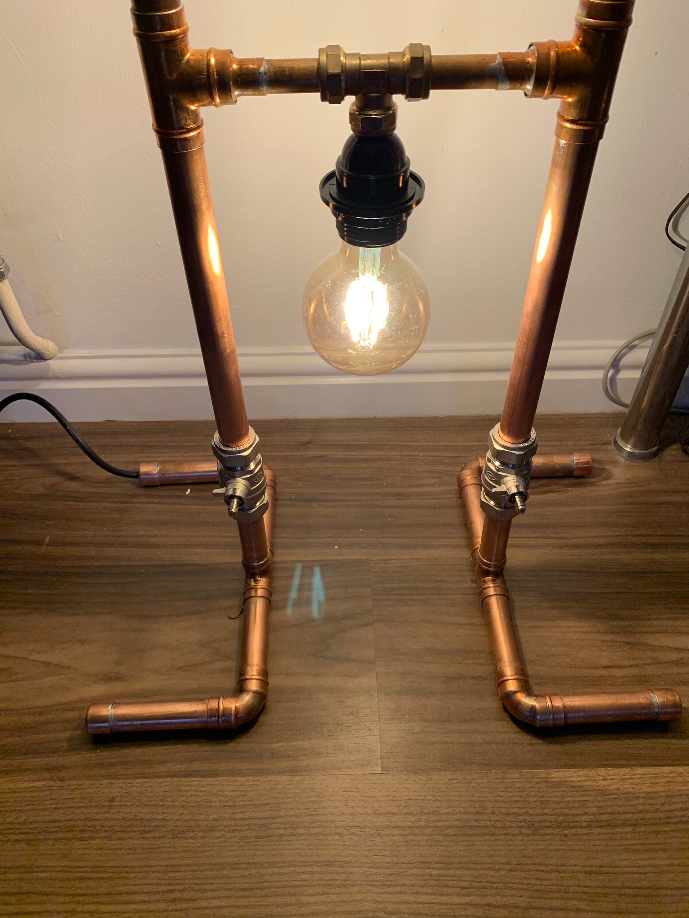 Tall Floor Steam Punk Light | Etsy