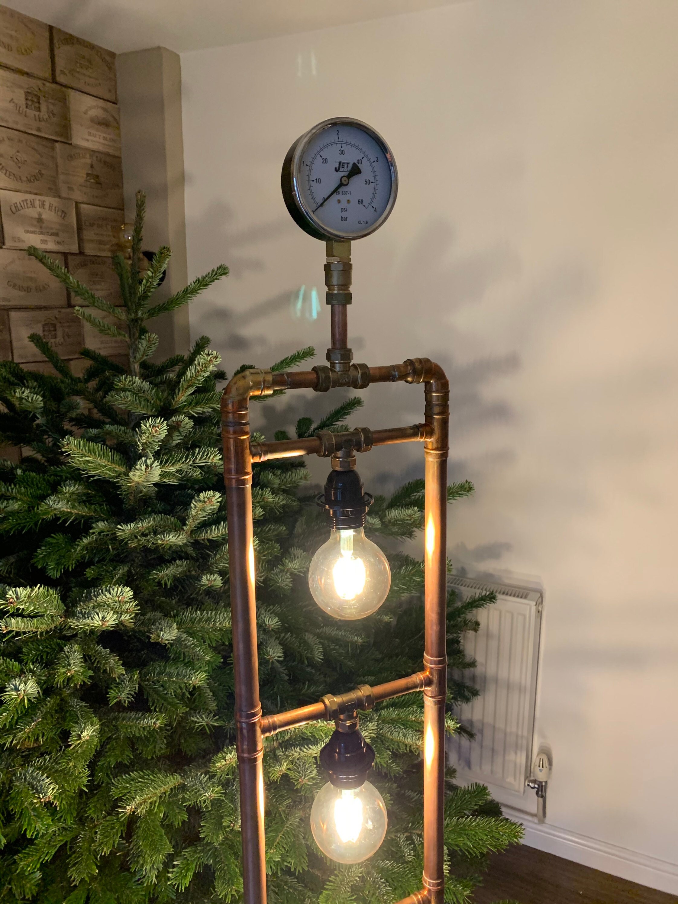 Tall Floor Steam Punk Light | Etsy