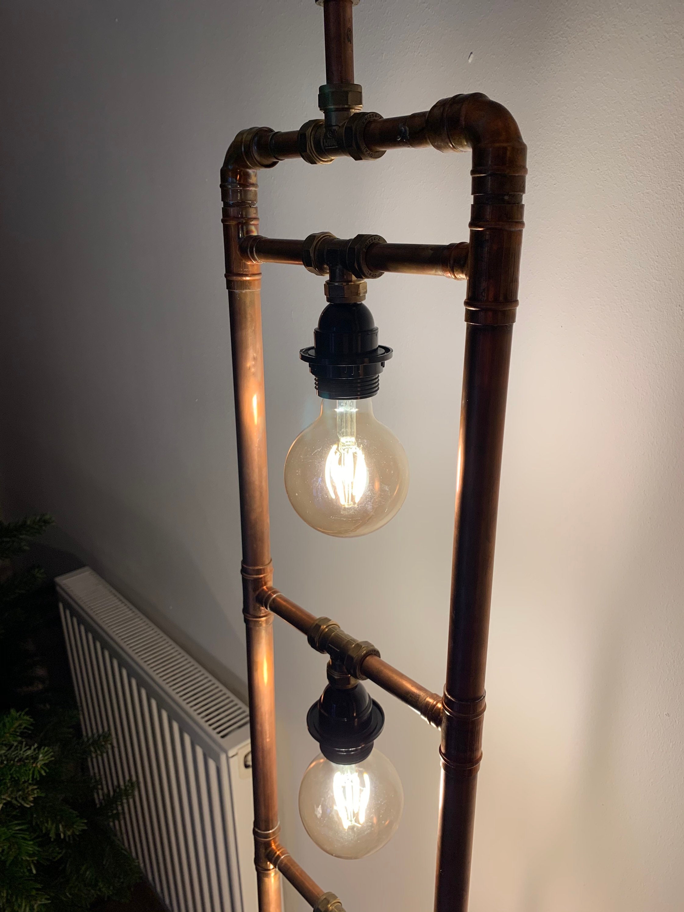 Tall Floor Steam Punk Light - Etsy