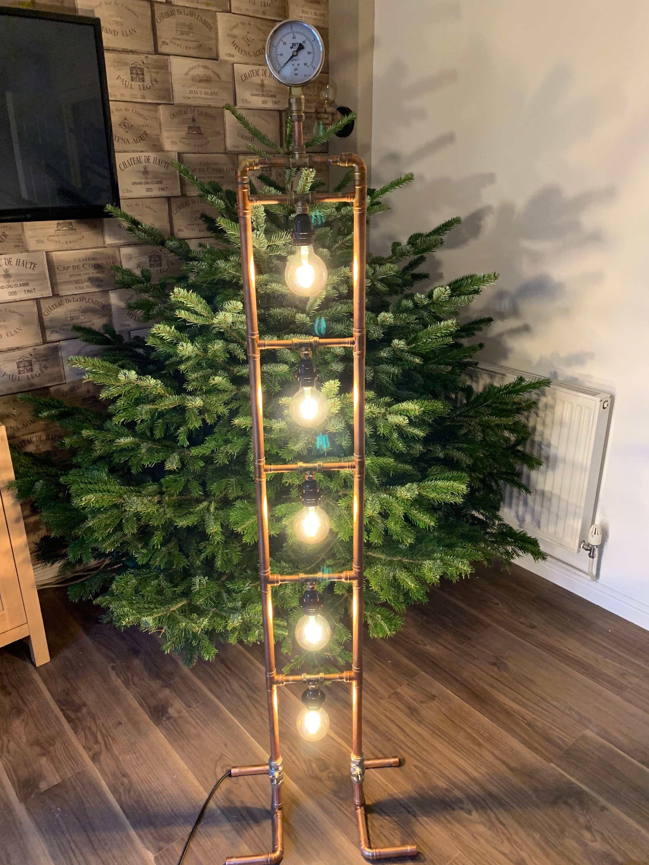 Tall Floor Steam Punk Light - Etsy