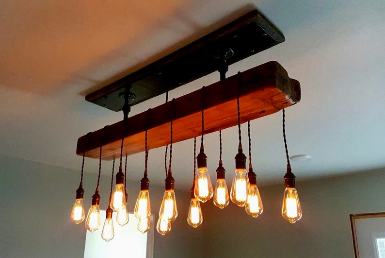 15 Lighting Dining Fitting. Oak Sleeper - Etsy