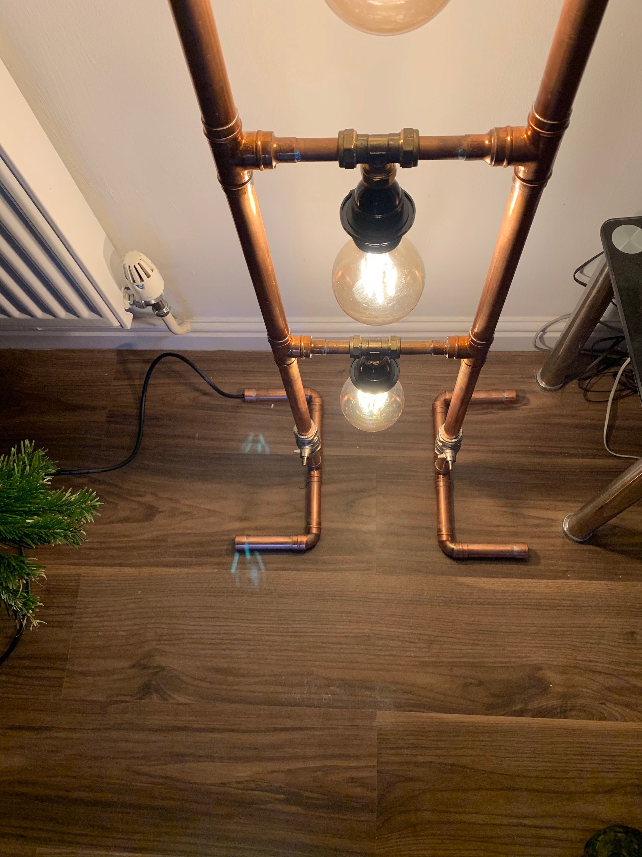 Tall Floor Steam Punk Light - Etsy