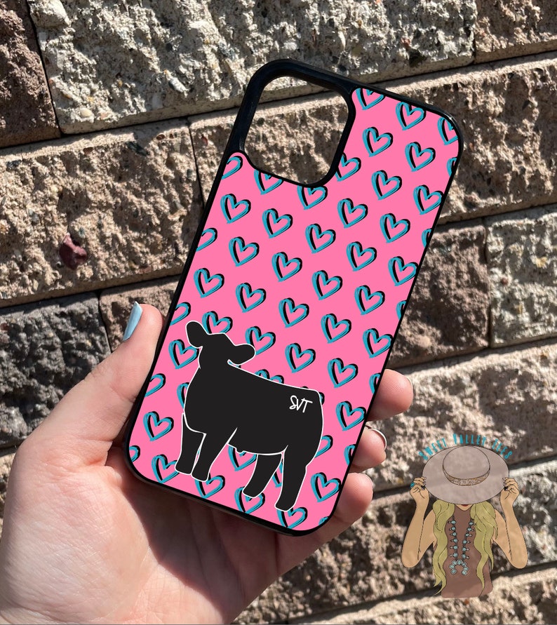 Valentine's Show Cattle Phone Case - Stock Show Phone Case - iPhone ...
