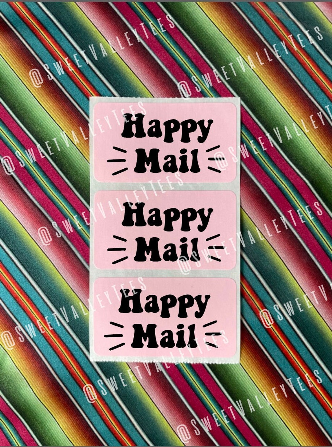 Happy Mail DIGITAL SVG PNG Files| Shipping Supplies | Packaging Sticker ...