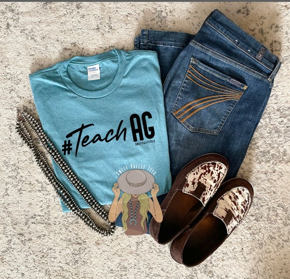 Teach Ag Tee teachag Tee Teach Ag Ag Teacher Tee - Etsy