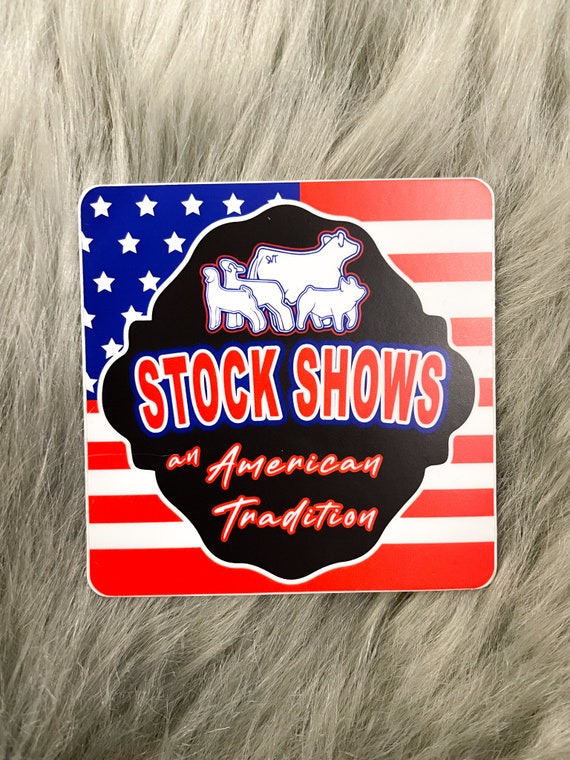 American Stock Show Sticker Show Cattle Sticker Show Pig - Etsy