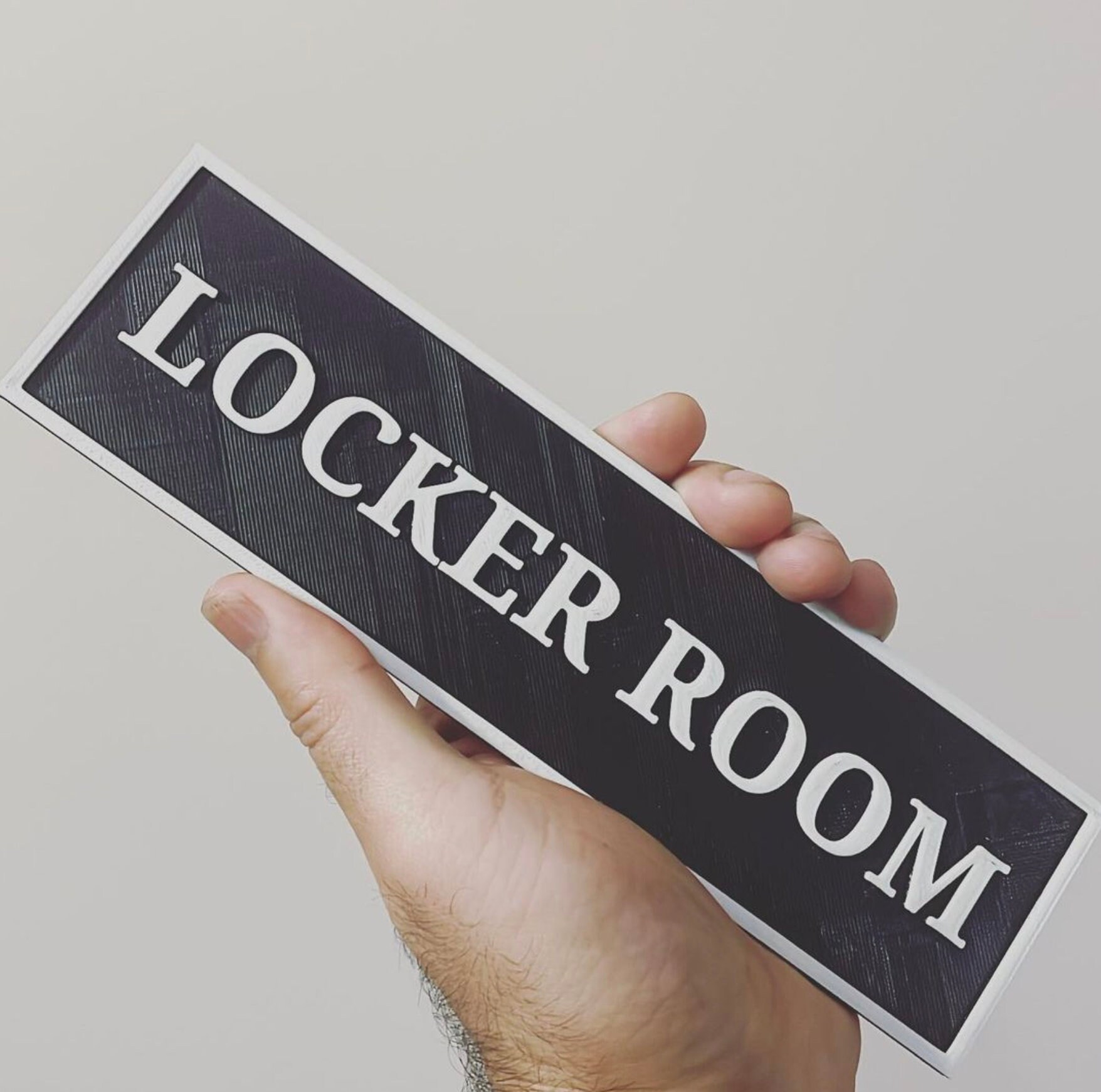 XL Personalized Name Plate, Affordable Multicolour Text, High Contrast ...