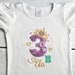 Princess Birthday Shirt, 3rd Birthday Princess Party Top, Girl ...