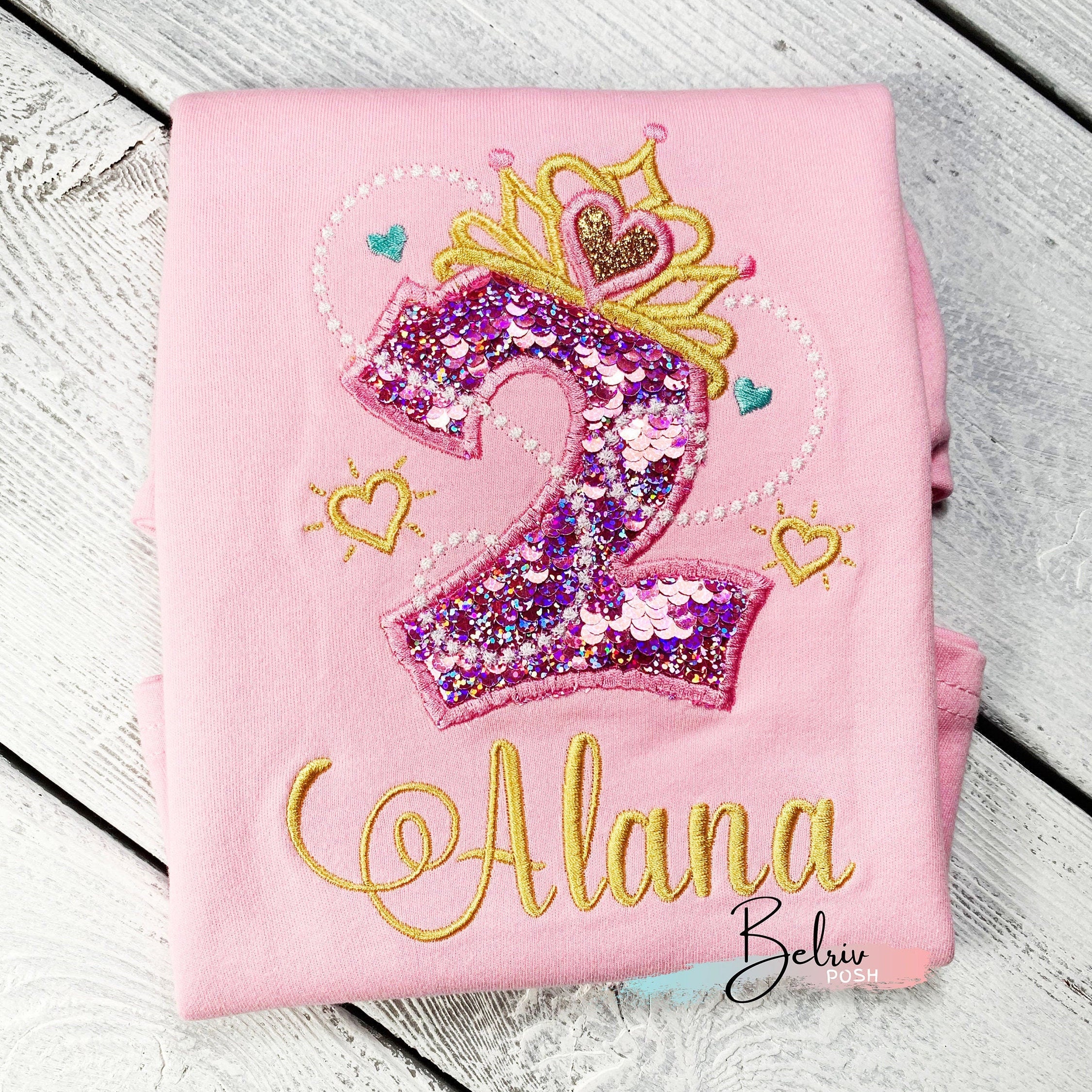 Princess Birthday Shirt 2nd Birthday Princess Party Top | Etsy