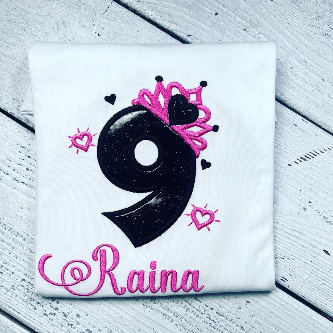 Princess Birthday Shirt , 4th Birthday Princess Party Top, Girl ...