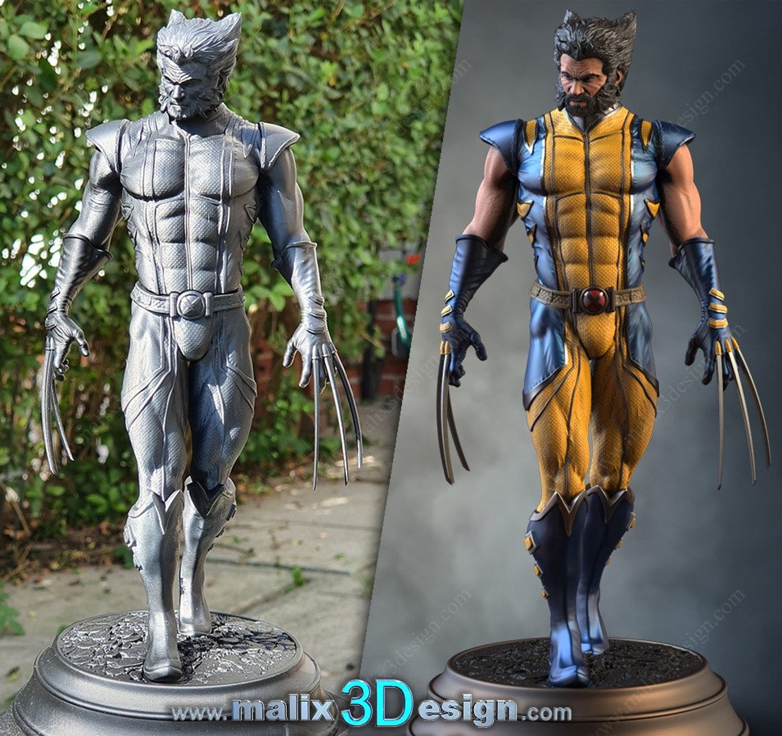 3D printed WOLVERINE worldwide Free Shipping | Etsy