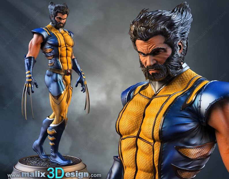 3D printed WOLVERINE worldwide Free Shipping | Etsy