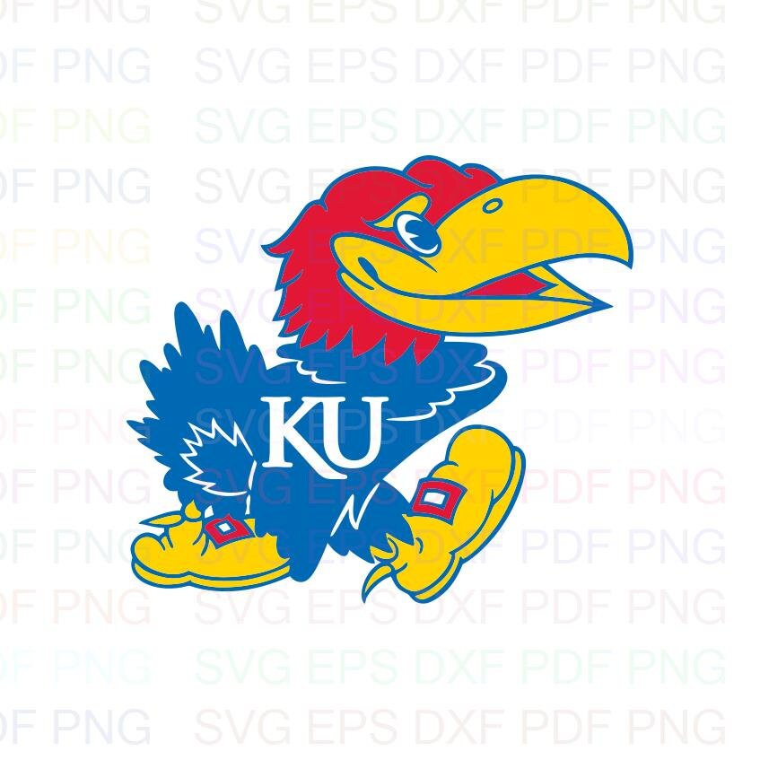 Kansas Jayhawks Svg Dxf Eps Pdf Png Cricut Cutting file | Etsy