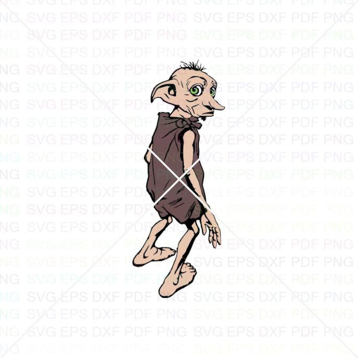 Dobby Svg 5 Color Personaluseonly Svg Dxf Eps Pdf Png Cricut | Etsy
