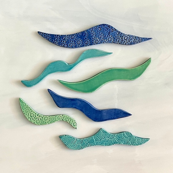 Wave Tiles - Etsy