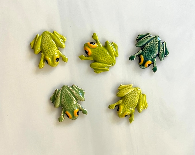 Ceramic Frog Tiles, Finely Detailed and Delicate, Choice of Colors ...