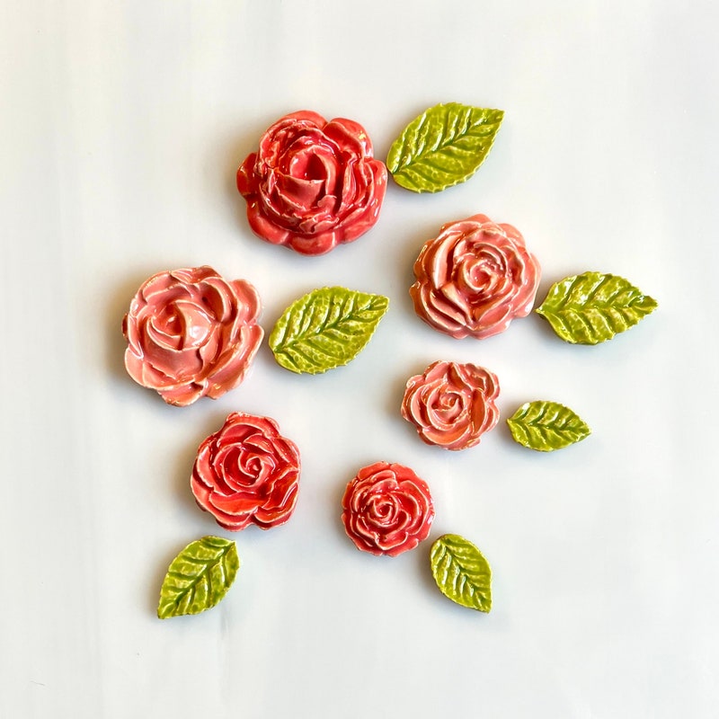Rose Tiles - Etsy