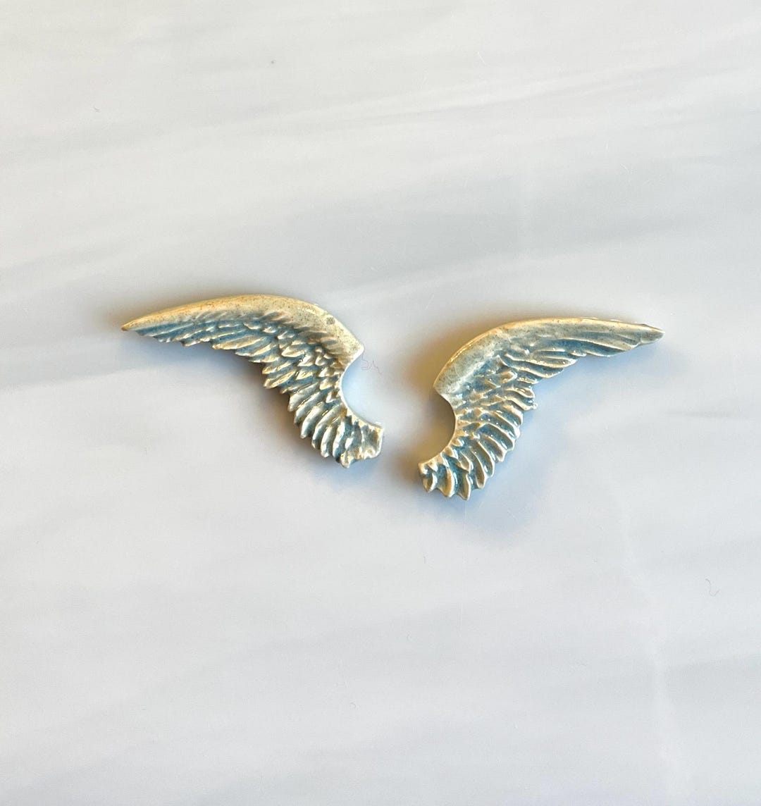 Ceramic Wing Tiles, Angel or Bird Wings, Finely Detailed, Choice of ...