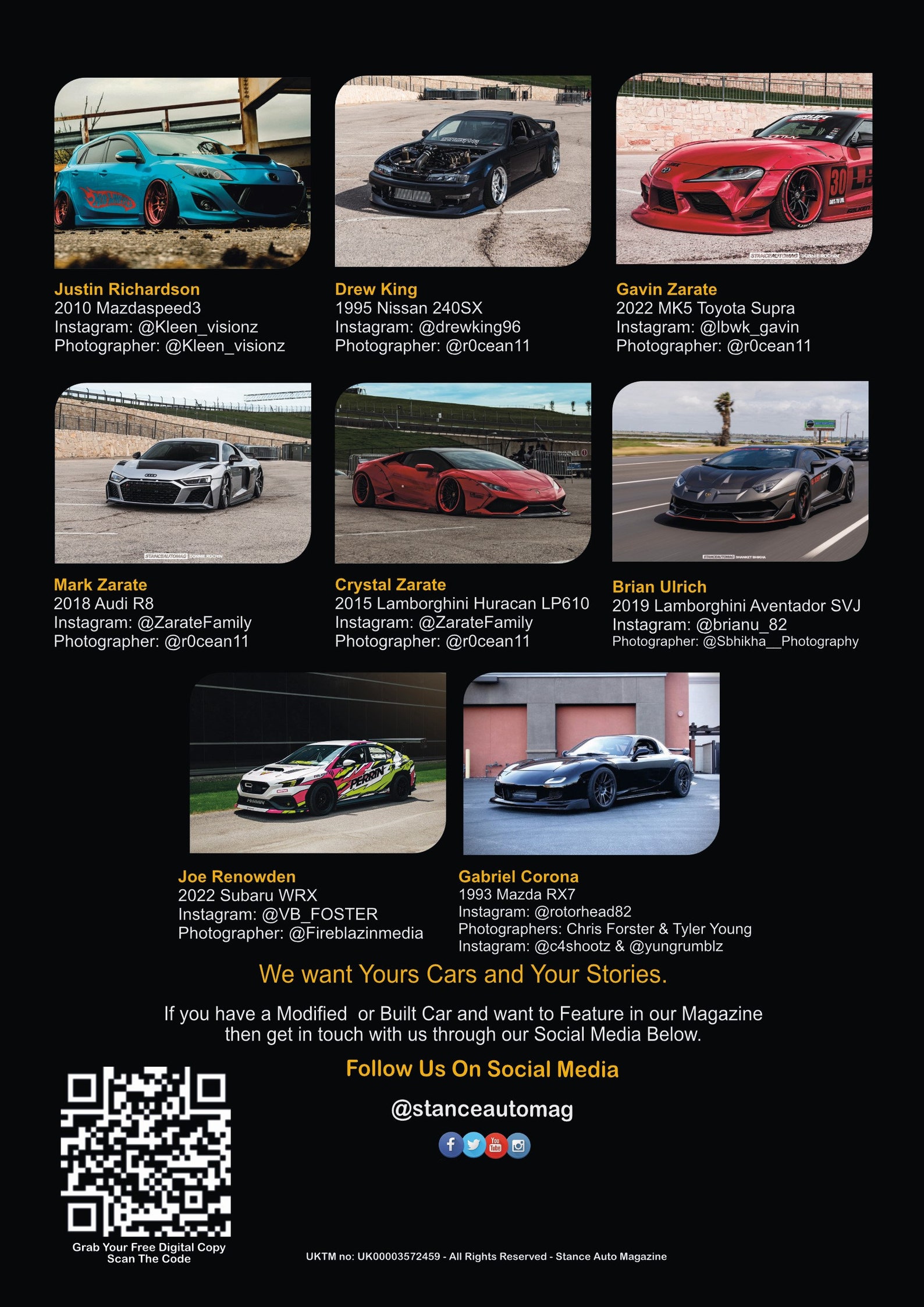 Stance Auto Car Magazine August 2024 - Etsy