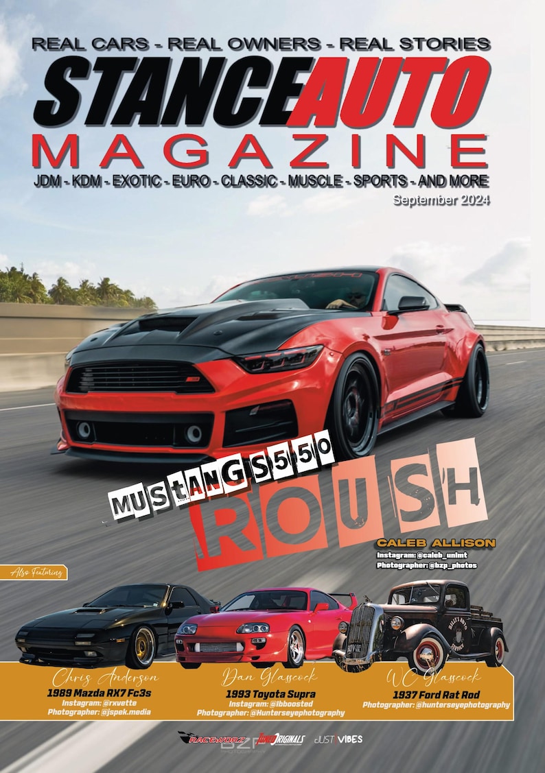 Stance Auto Car Magazine September 2024 - Etsy