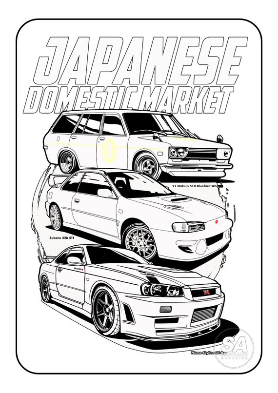 Jdm Coloring Pages