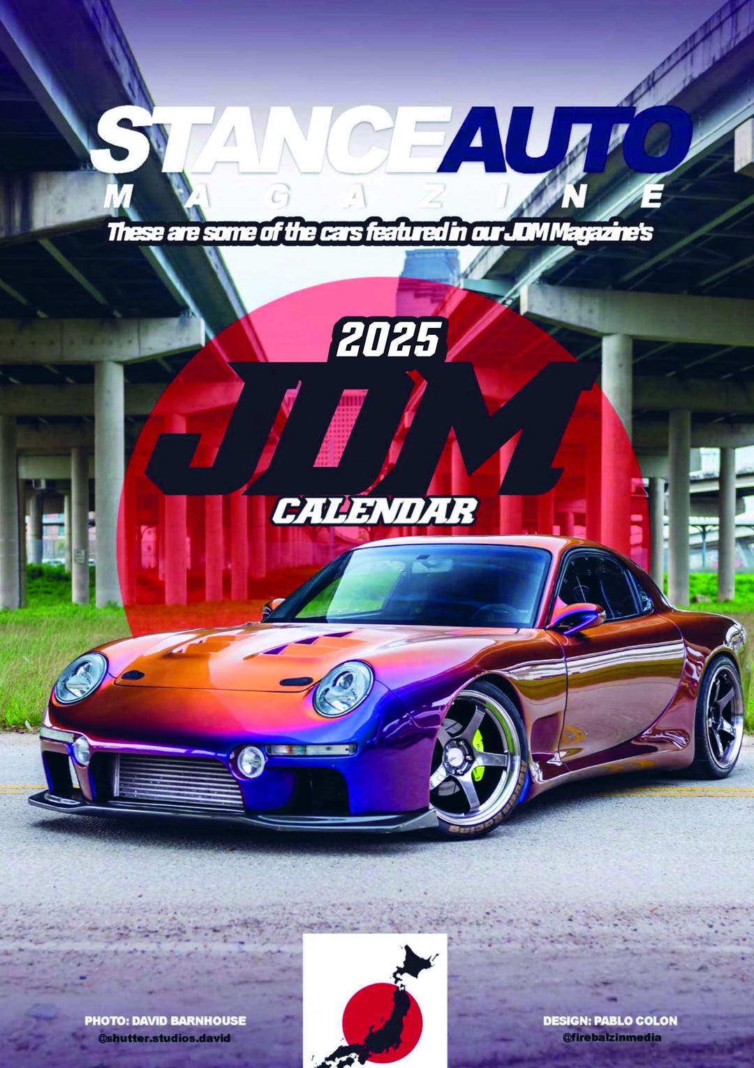 Stance Auto Magazine 2025 JDM Cars Wall Calendars A3 - Etsy