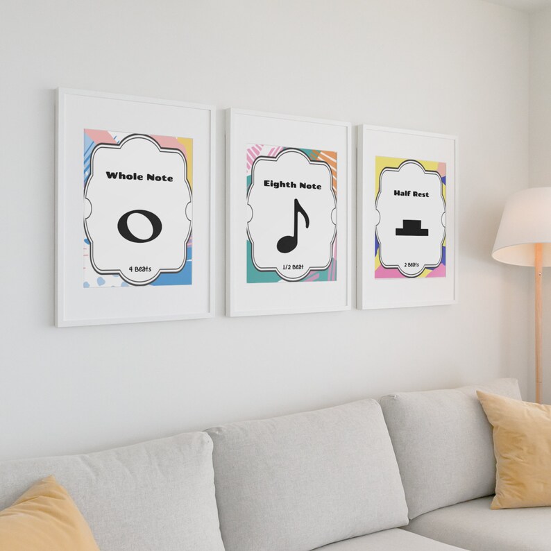 Must-have for Teacher Note Values, Rests, Music Poster, Educational ...