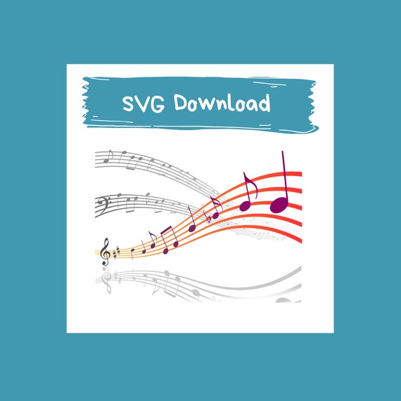 Musical Abstract Music Note SVG Music Symbols SVG Instant | Etsy