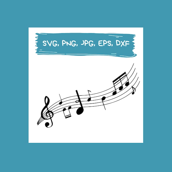 Musical Abstract SVG Music Notes Cup Wrap Svg Cutting File - Etsy