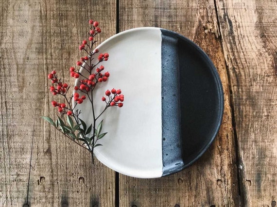 Simple Modern Ceramic Plate | Etsy
