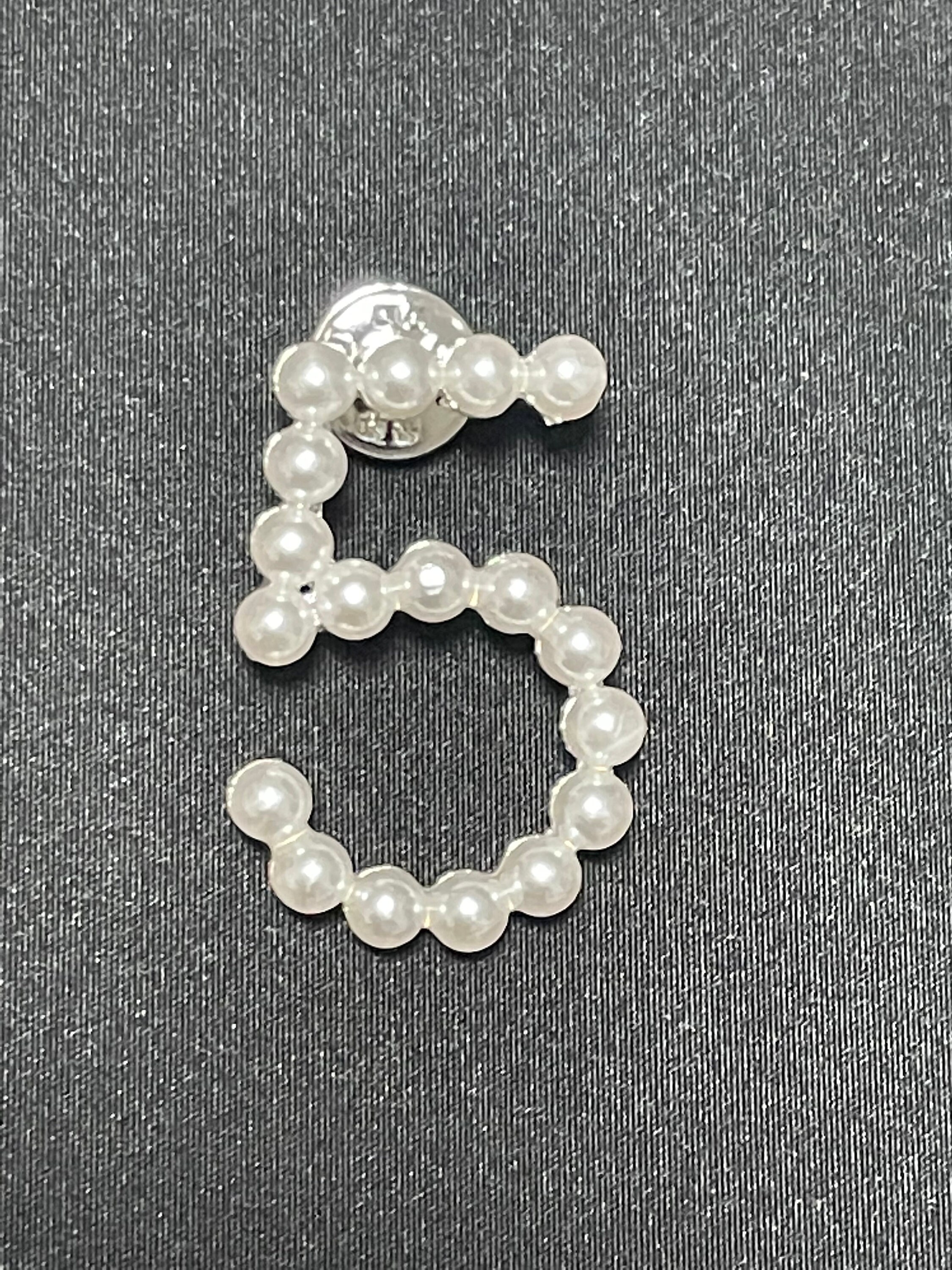 Number 5 Pearl Pin - Etsy