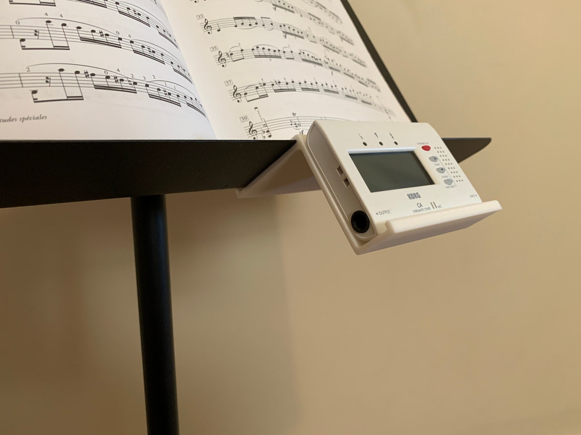 Tuner / Metronome Holder for Music Stand - Etsy