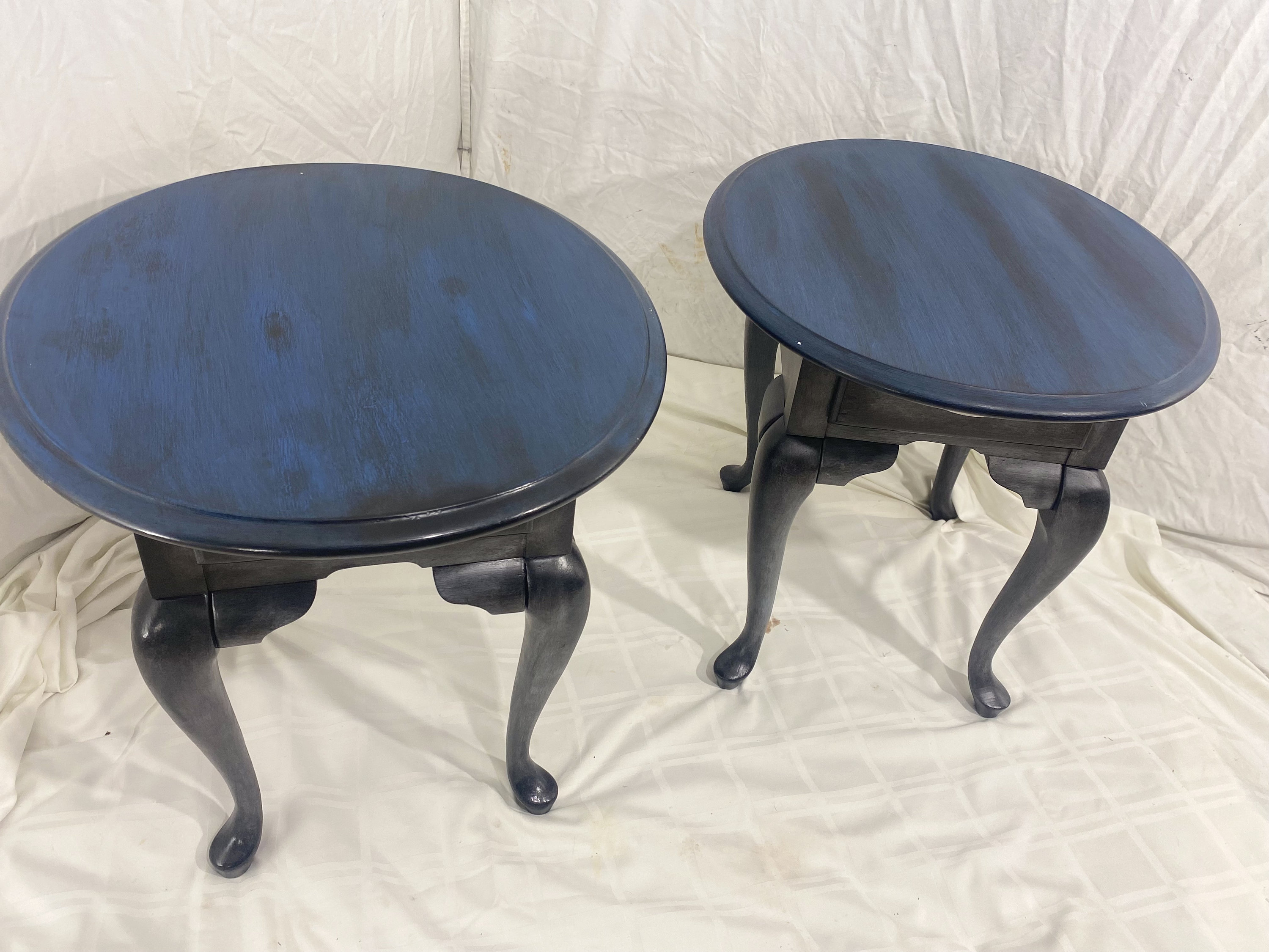 DISTRESS END TABLE , Pair Side Table , Hand Painted Finishing, Vintage ...
