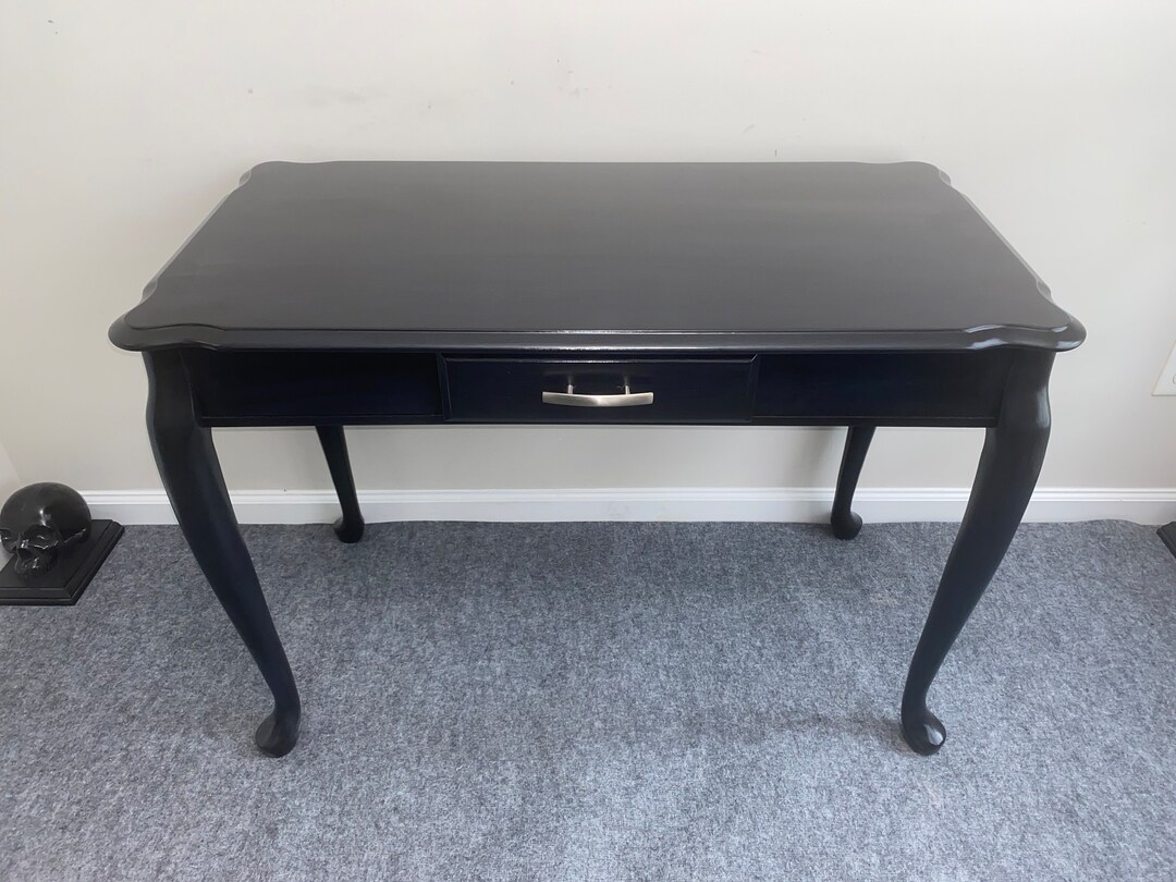 Distressed Dark Blue Console/ Farmhouse Blue Console / Solid - Etsy