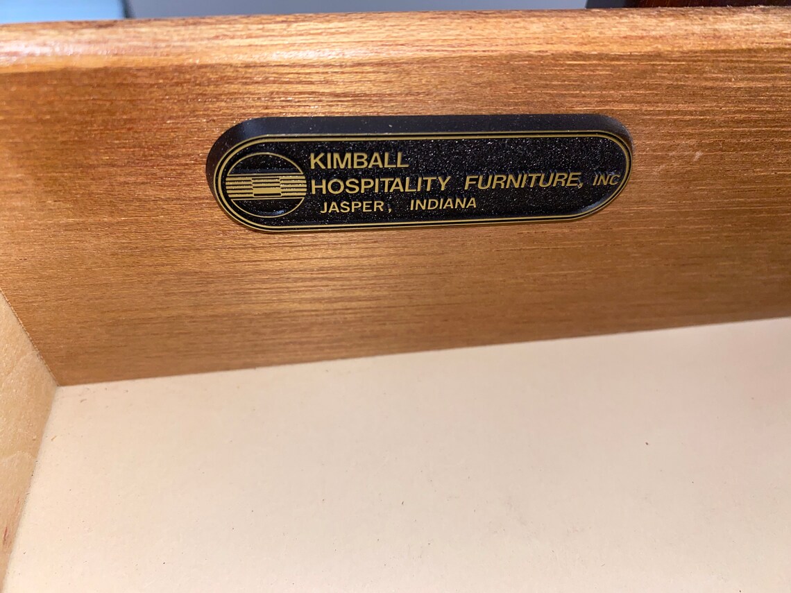 Kimball Night Table Furniture, Distress Brown End Table, Farm House ...