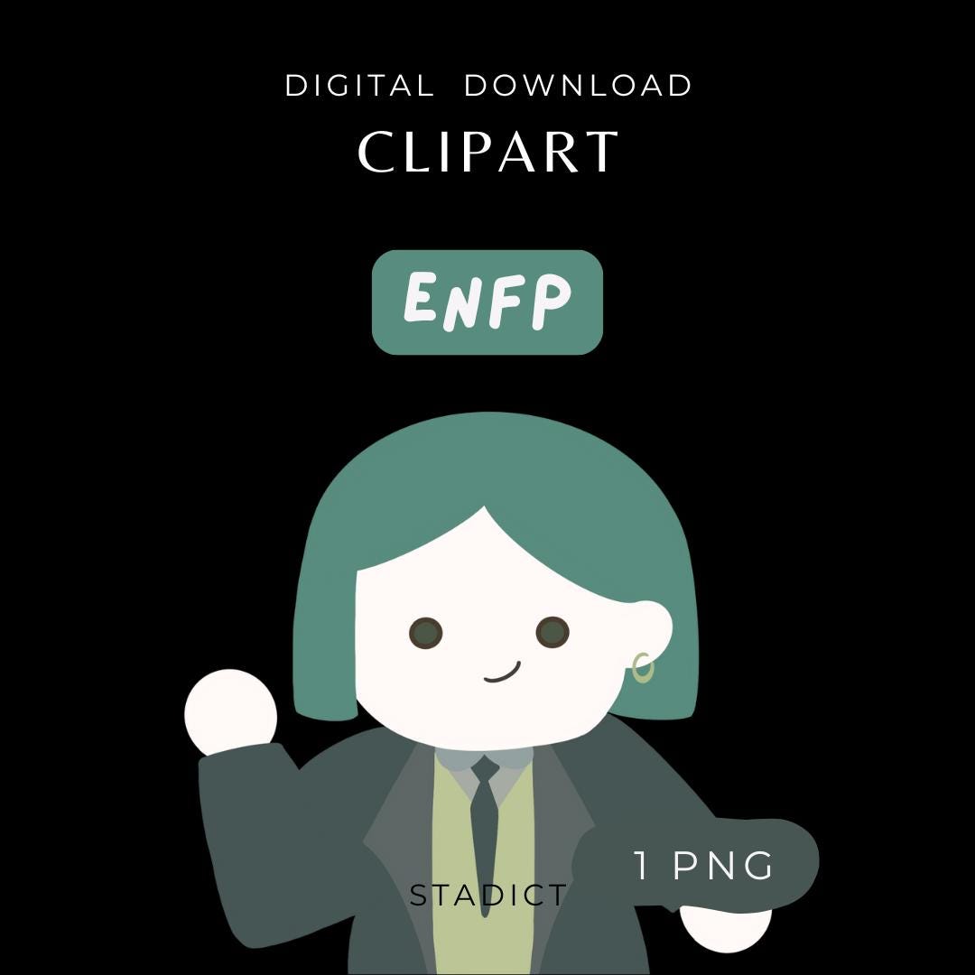 ENFP MBTI Clipart | Digital Download | Single Image | PNG Myers–briggs ...