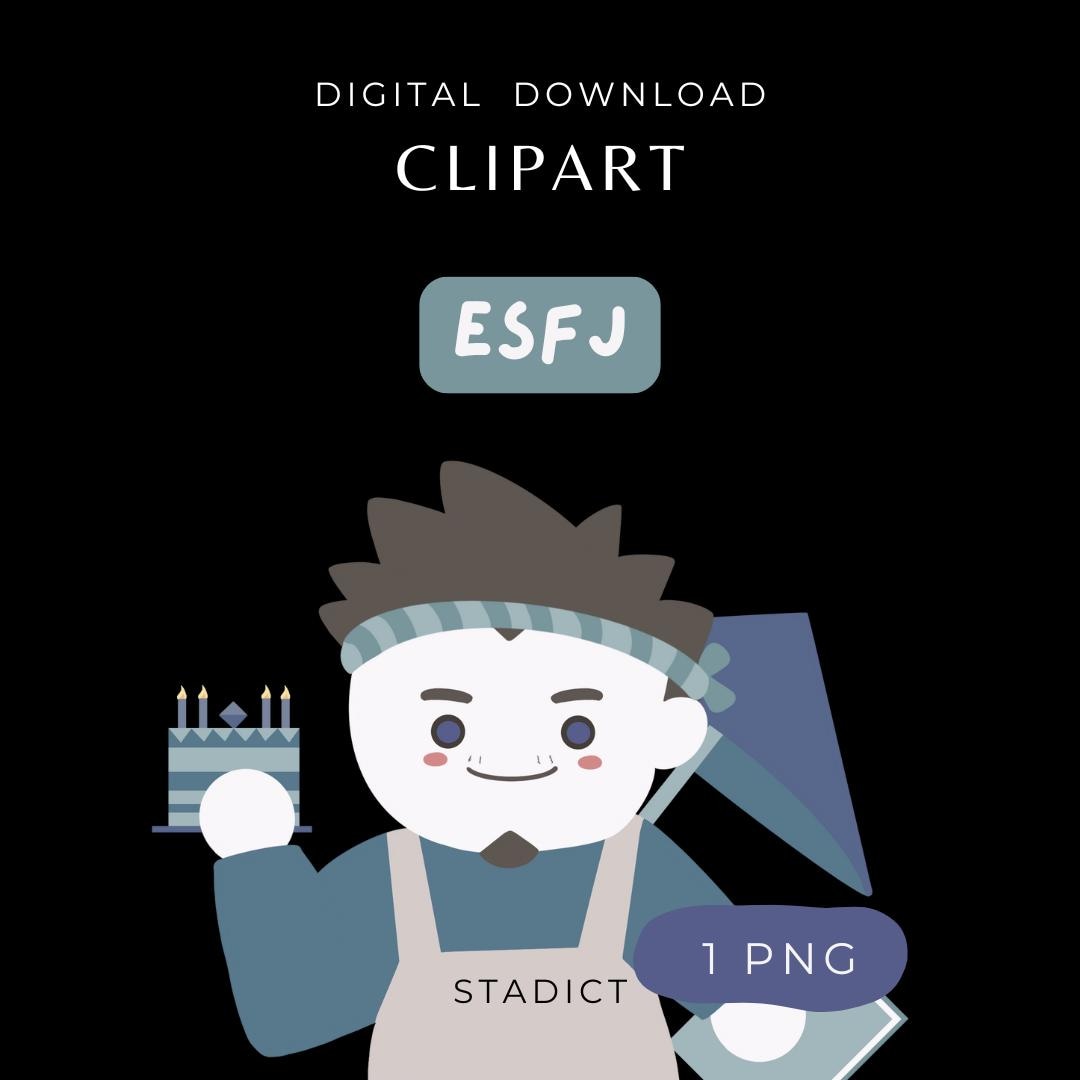 ESFJ MBTI Clipart | Digital Download | Single Image | PNG Myers–briggs ...