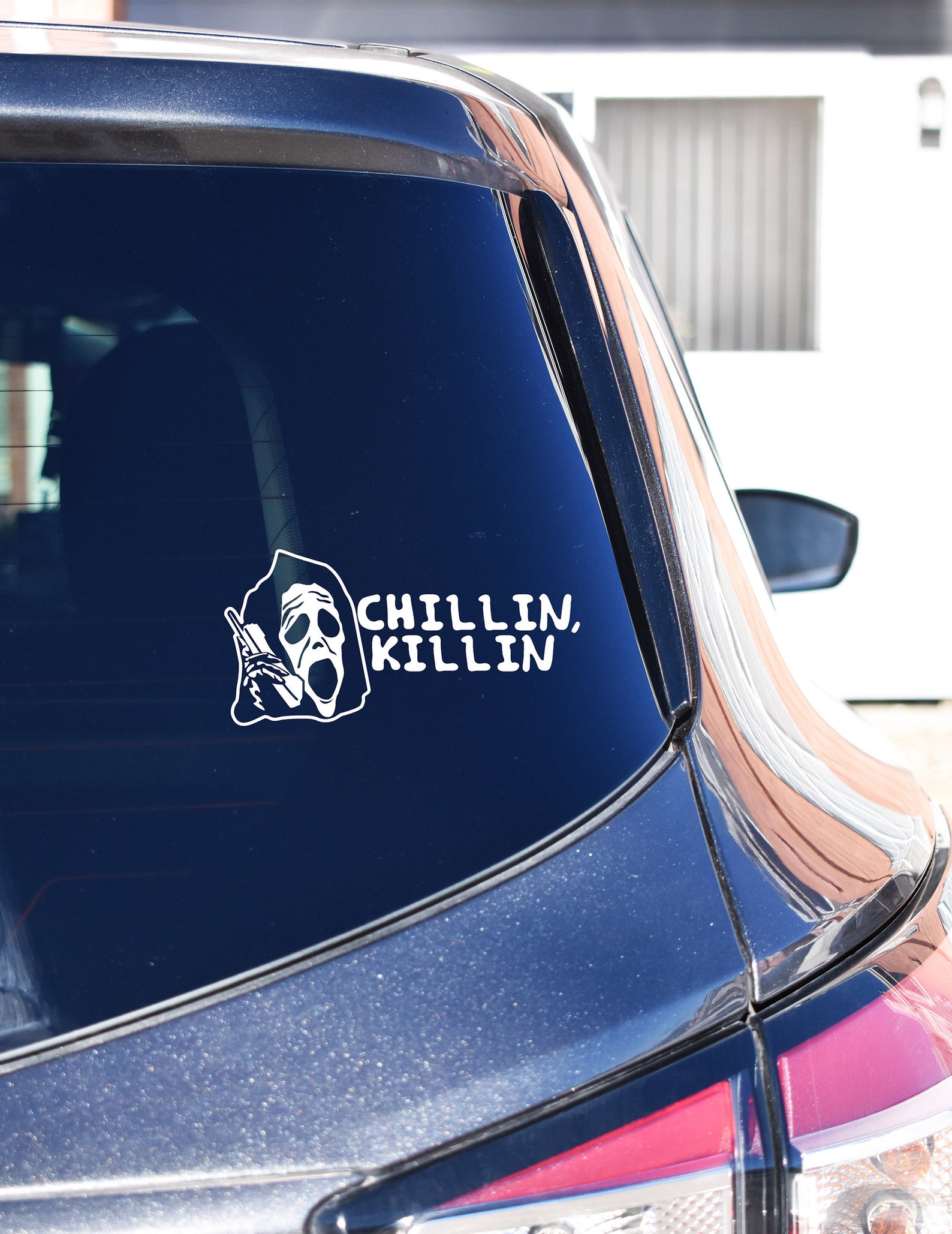 Ghostface Vinyl Decal Sticker | Etsy