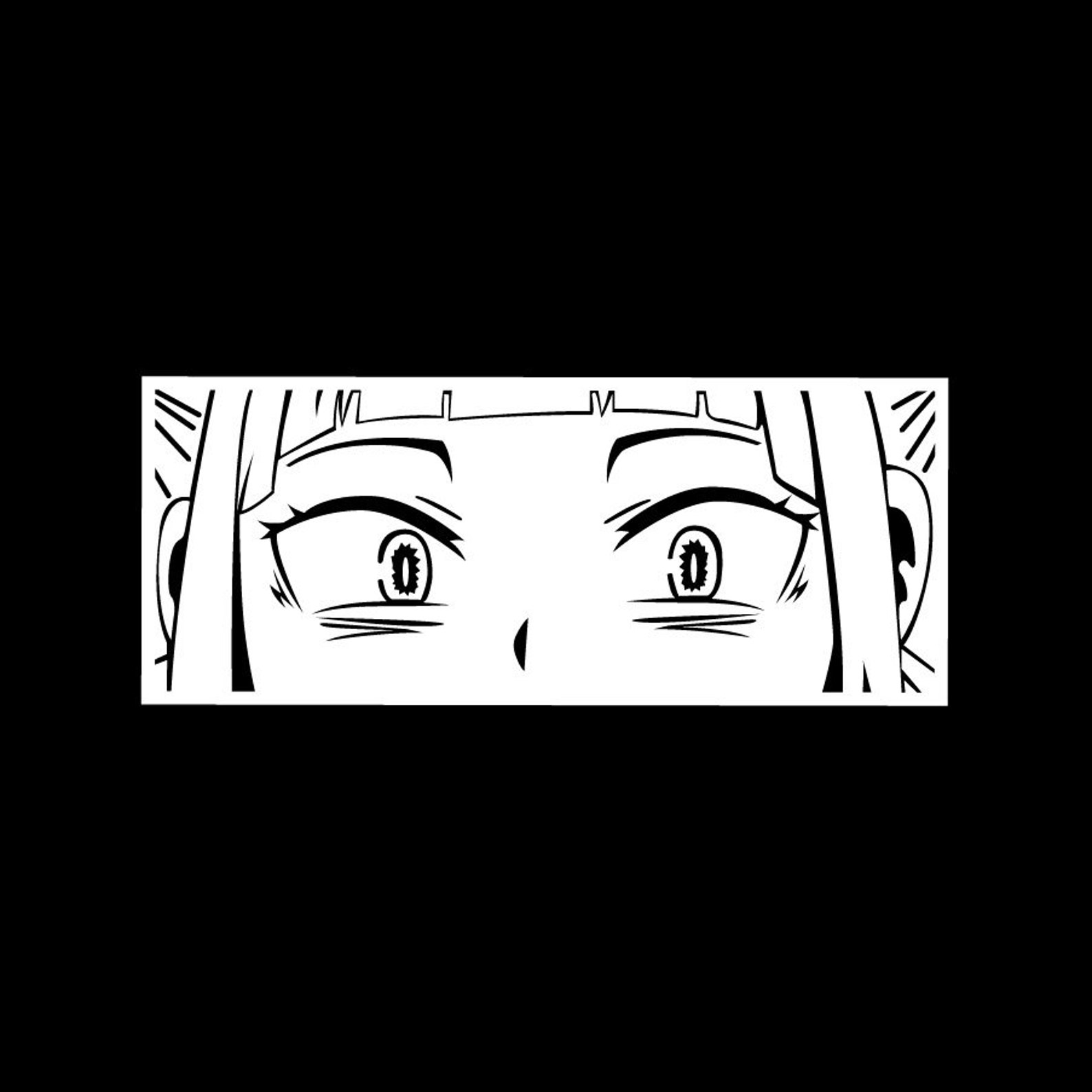 MHA Toga Eyes Vinyl Decal Sticker | Etsy