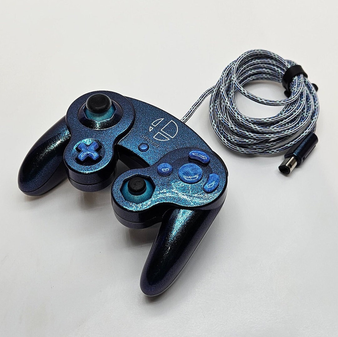 Artic Wind' Premium Gamecube Controller - Etsy