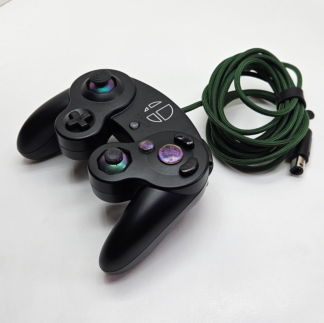 Green Spectre' Premium Gamecube Controller - Etsy