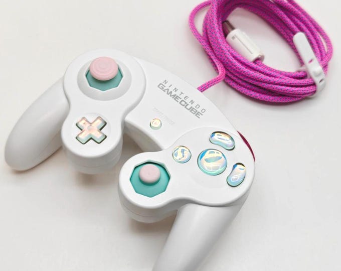 Bubblegum' Premium Gamecube Controller - Etsy