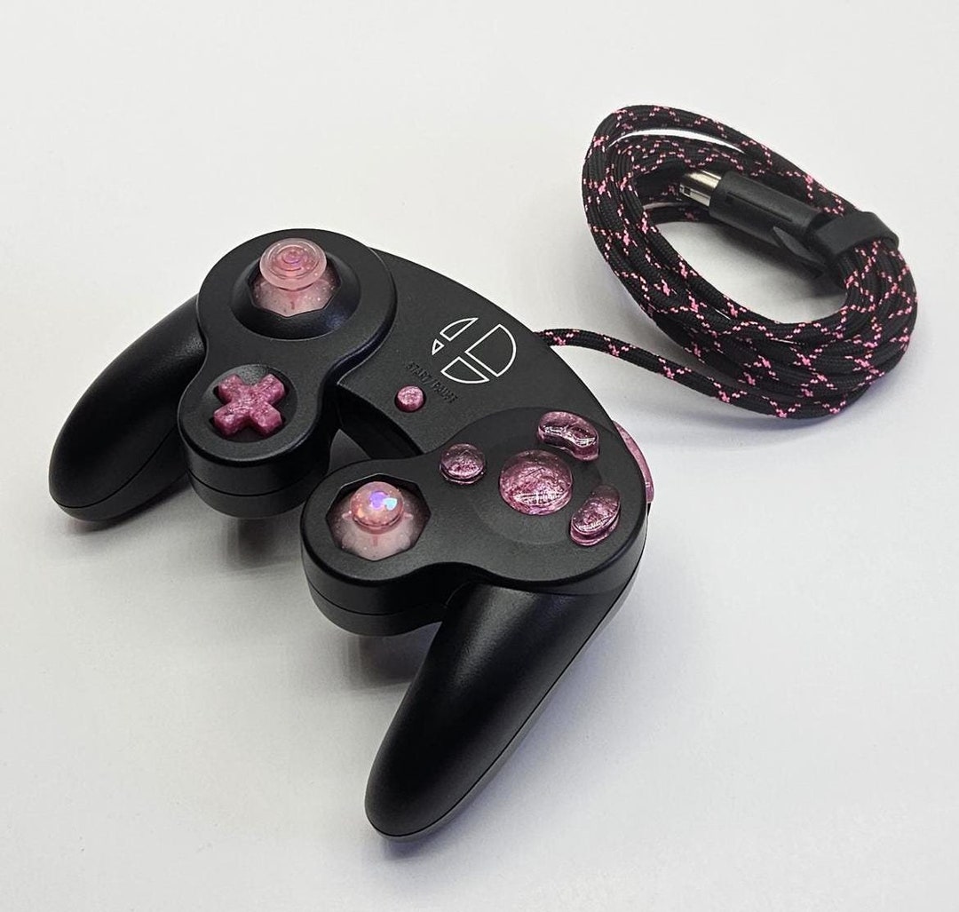 Pink Noir' Premium Gamecube Controller - Etsy