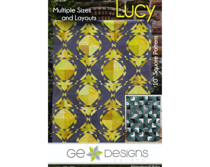 Lucy Quilt Pattern, GE Designs, 10 Square Pattern, Gudrun Erla ...