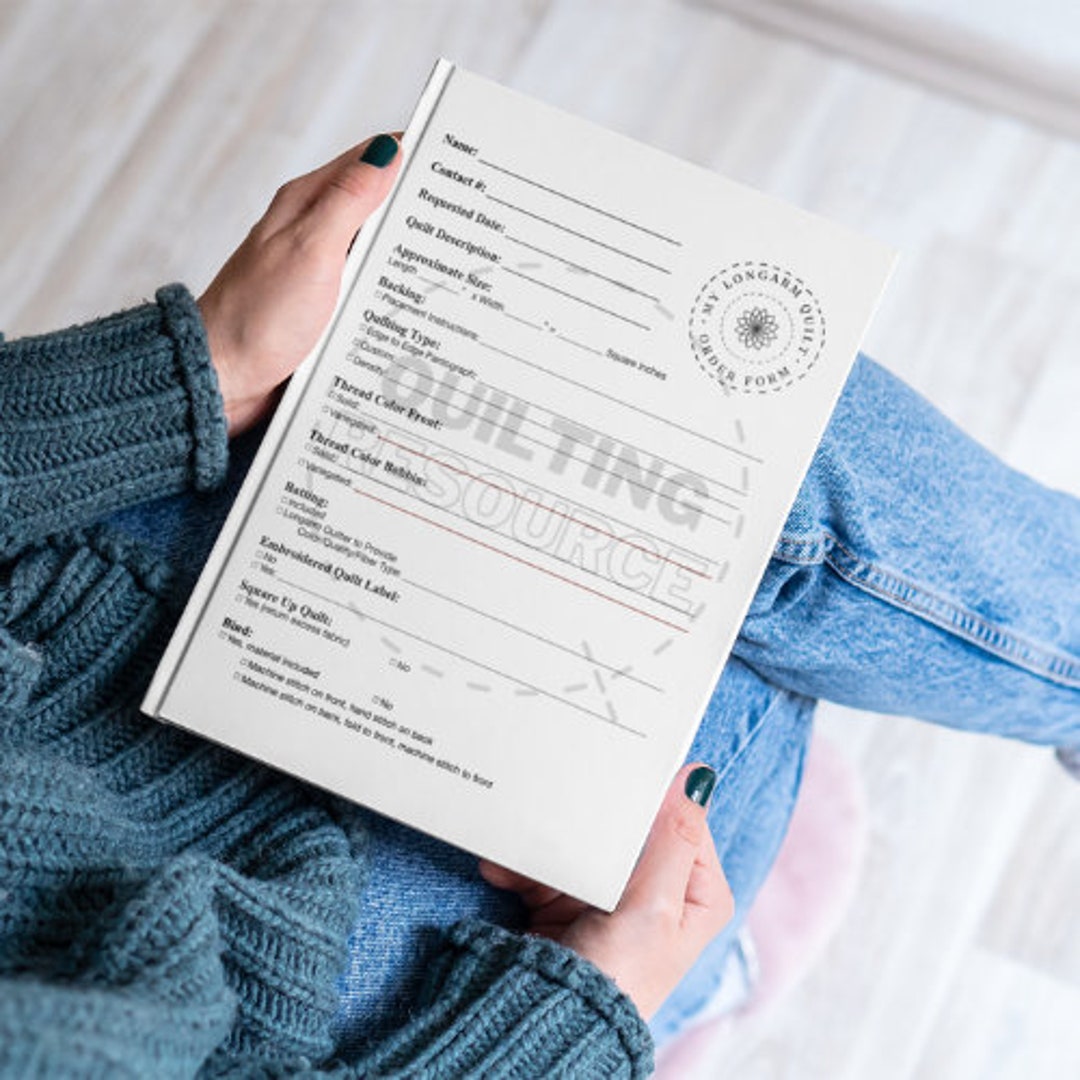 Longarm Quilt Form, Printable PDF Download, 8.5" X 11", Unlimited ...