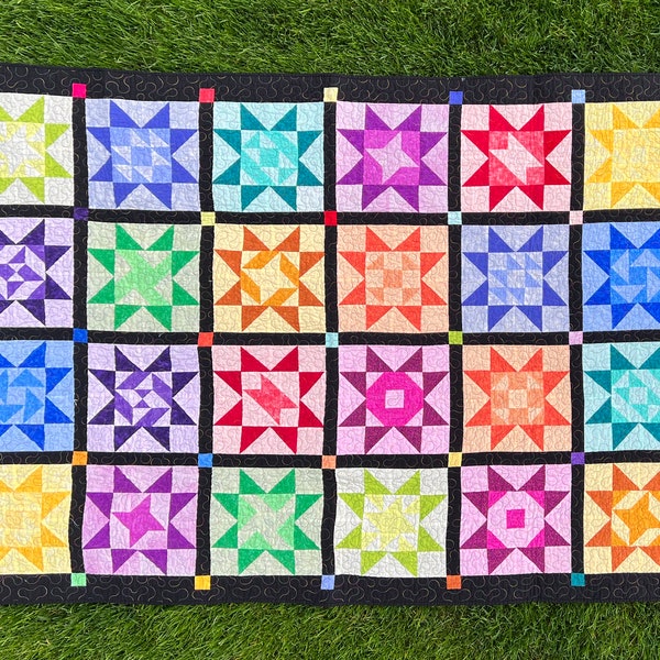 Primary Color Quilt - Etsy